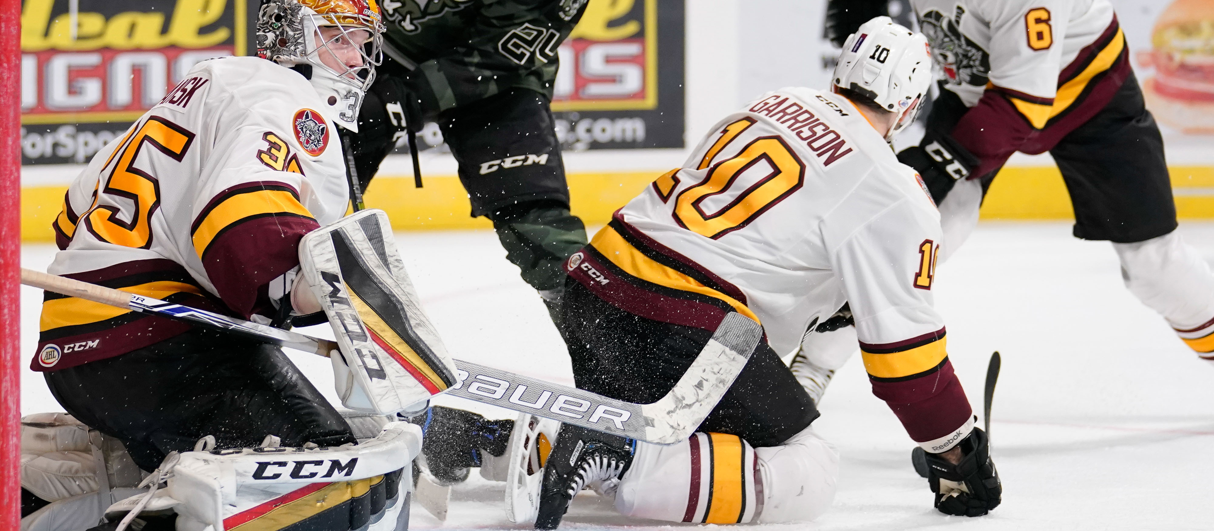 Dansk Records First AHL Shutout to Lead Wolves Past Rampage - Chicago ...