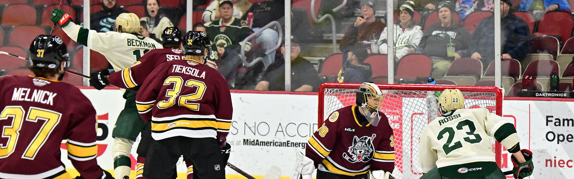 Wolves Fall to Wild 7-0 - Chicago Wolves