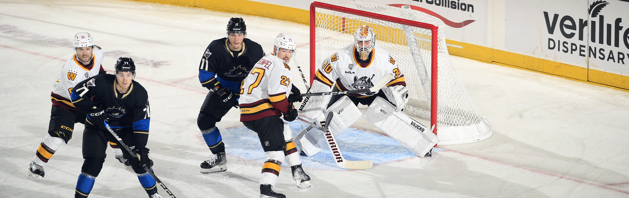 WOLVES DROP 7-3 DECISION TO MONSTERS - Chicago Wolves