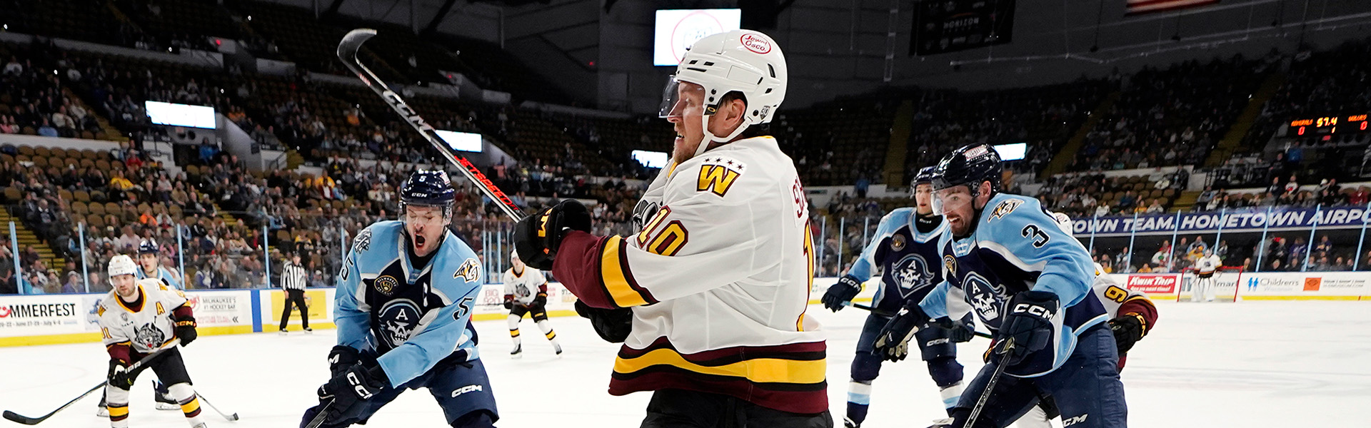 WOLVES DROP 3-1 DECISION TO ADMIRALS - Chicago Wolves
