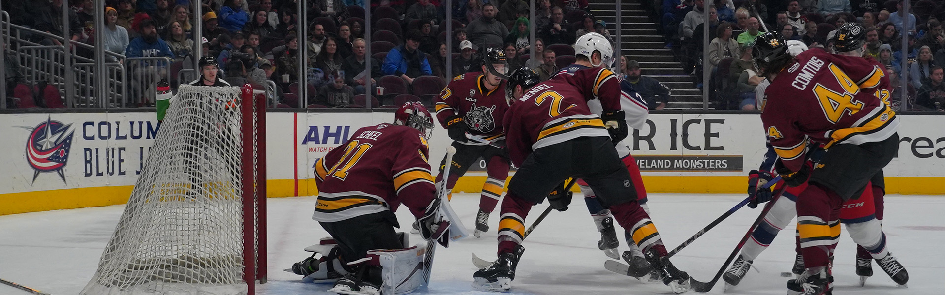 WOLVES MAUL MONSTERS 5-0 FOR SIXTH CONSECUTIVE ROAD WIN - Chicago Wolves