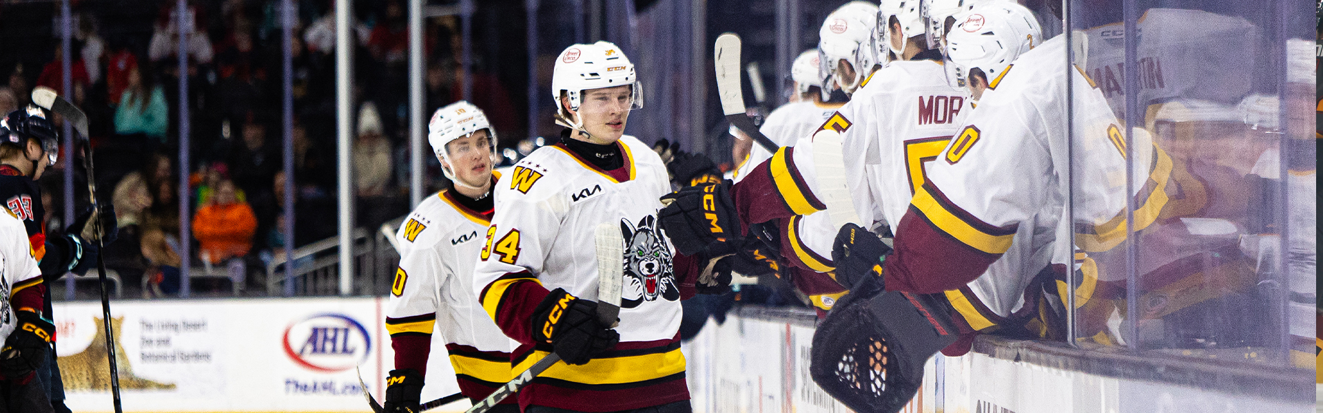 WOLVES HANDED 5-2 DEFEAT BY FIREBIRDS - Chicago Wolves