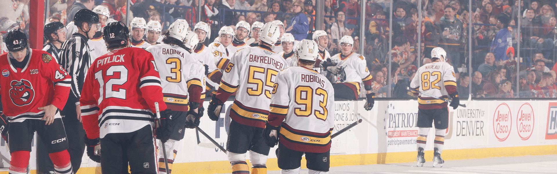 WOLVES HAMMER ICEHOGS 5-2 FOR THIRD WIN IN ROW - Chicago Wolves